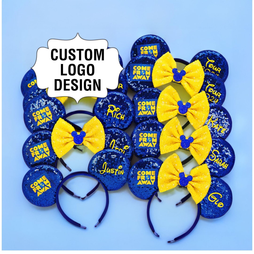 Custom Logo Design Ears, Mickey Ears, Personalized Mouse Ear, Company ...