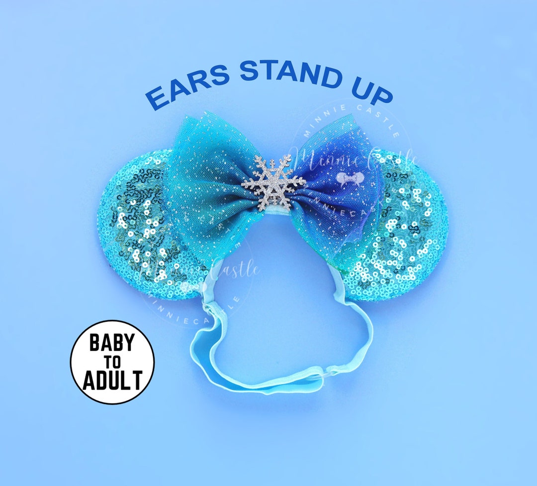 Elsa Ears, Mickey Ears, Adult Elsa Mouse Ears, Princess Ears, Minnie ...