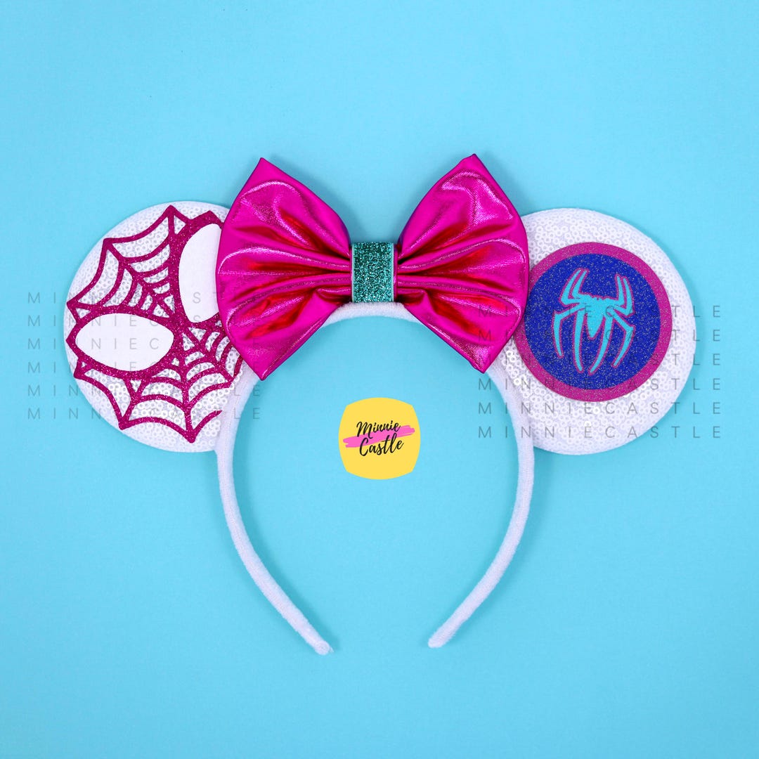 Mickey Spider Ears, Ghost Web Mouse Ear, Pink Spider Minnie Ears ...