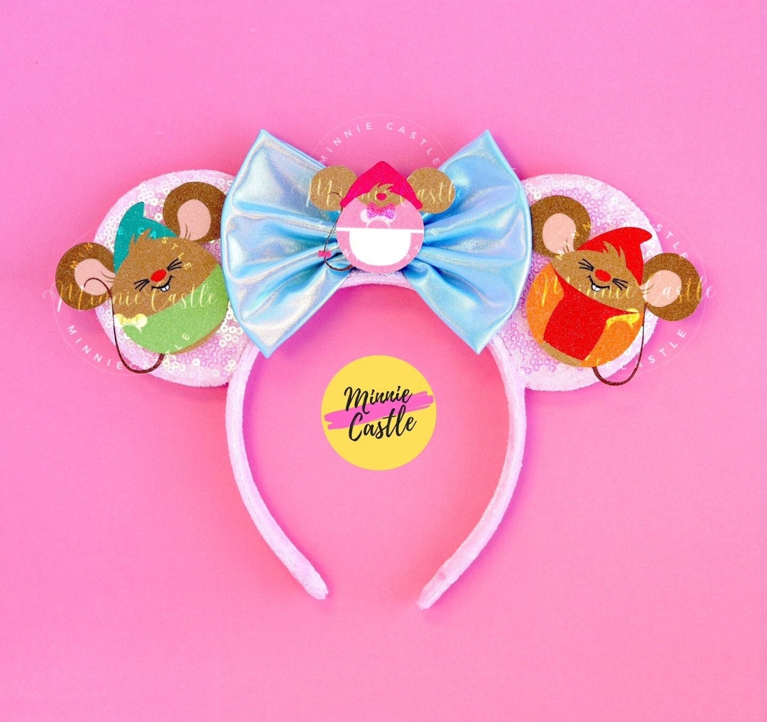 Gus & Jaq Mouse Ears, Cinderell Minnie Ears, Mickey Ears, Perla Friends ...