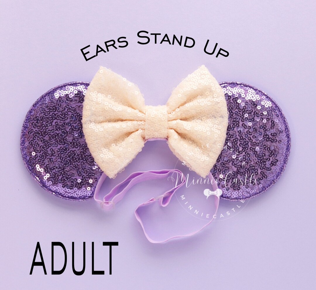Minnie Ears, Mickey Ears Elastic Headband, Women Adults Mouse Ears ...