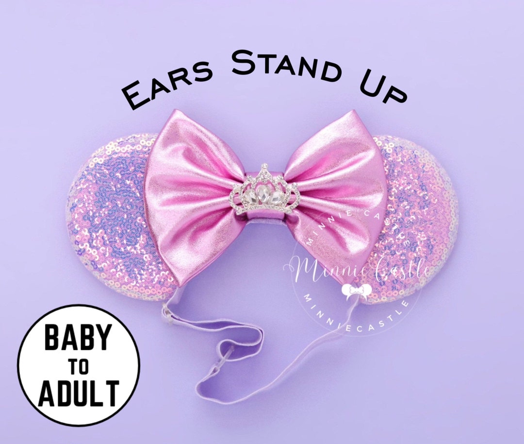 Mickey Ears With Crown, Mickey Ears, Toddler Mickey Ears, Baby Mouse ...