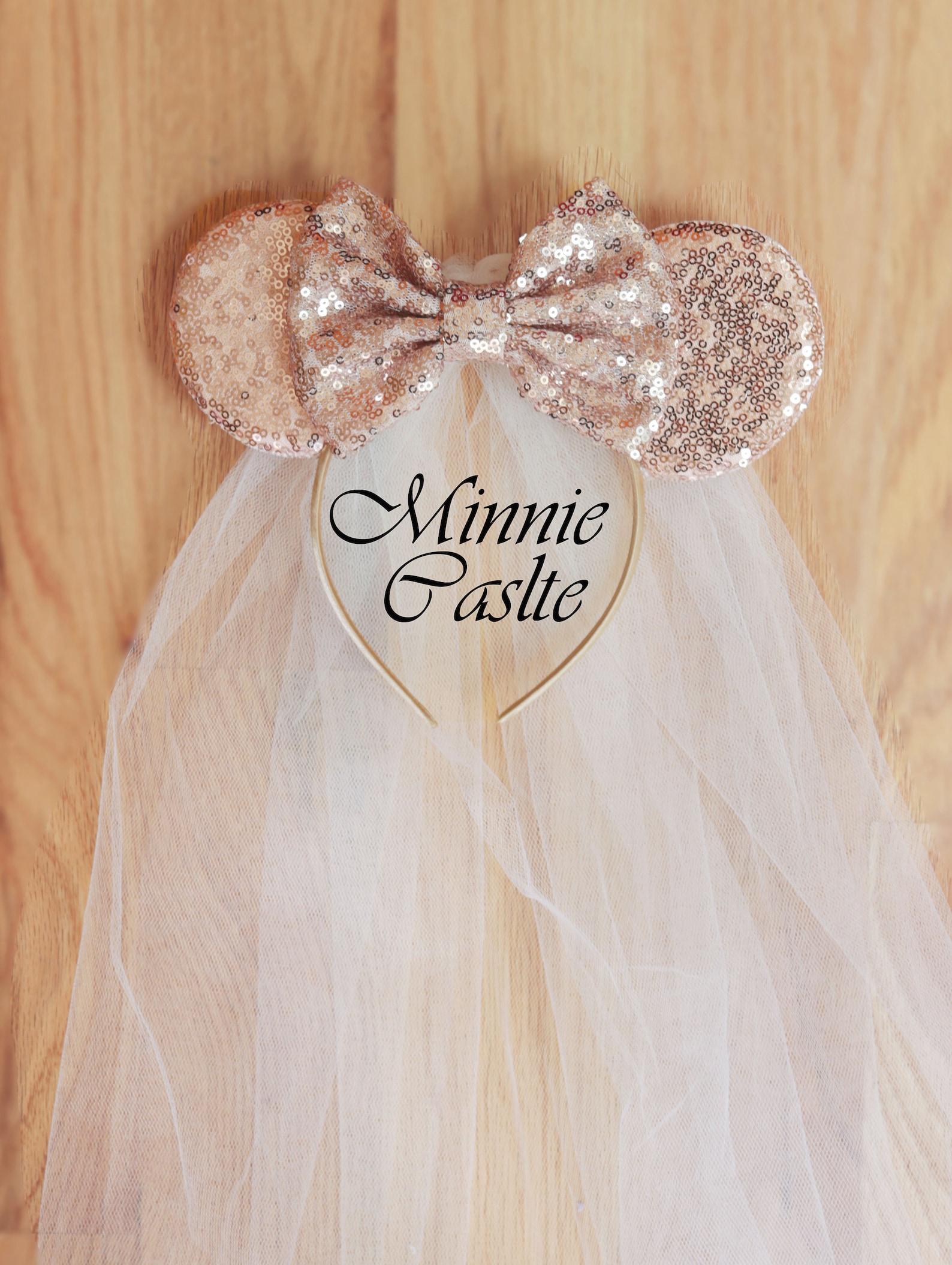 Bride Minnie Ears, Bride Mickey Ears With Veil , Bride Ears, White ...