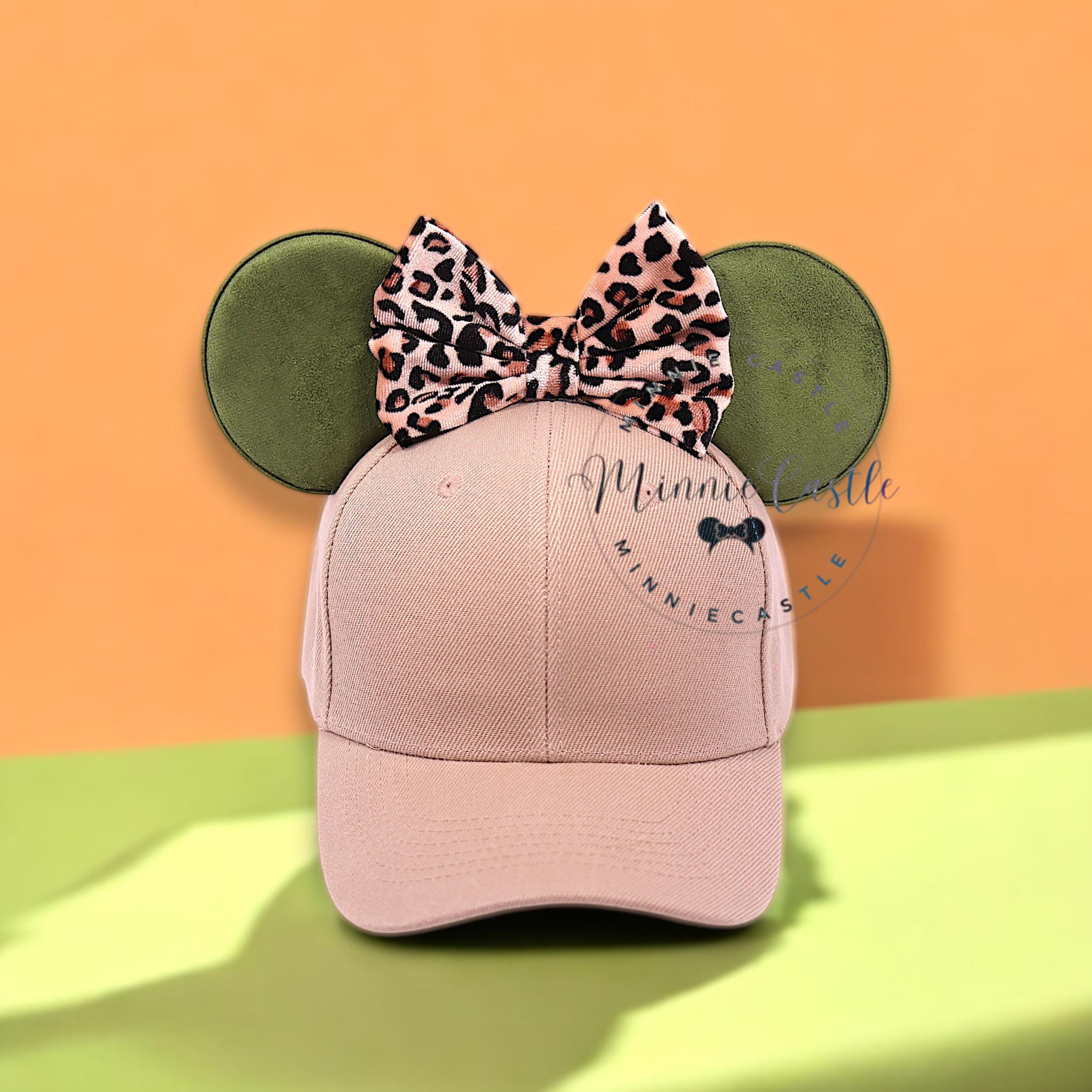 Cheetah Safari Mickey Hat, Mickey Ears, Minnie Ears Hat for Adults ...