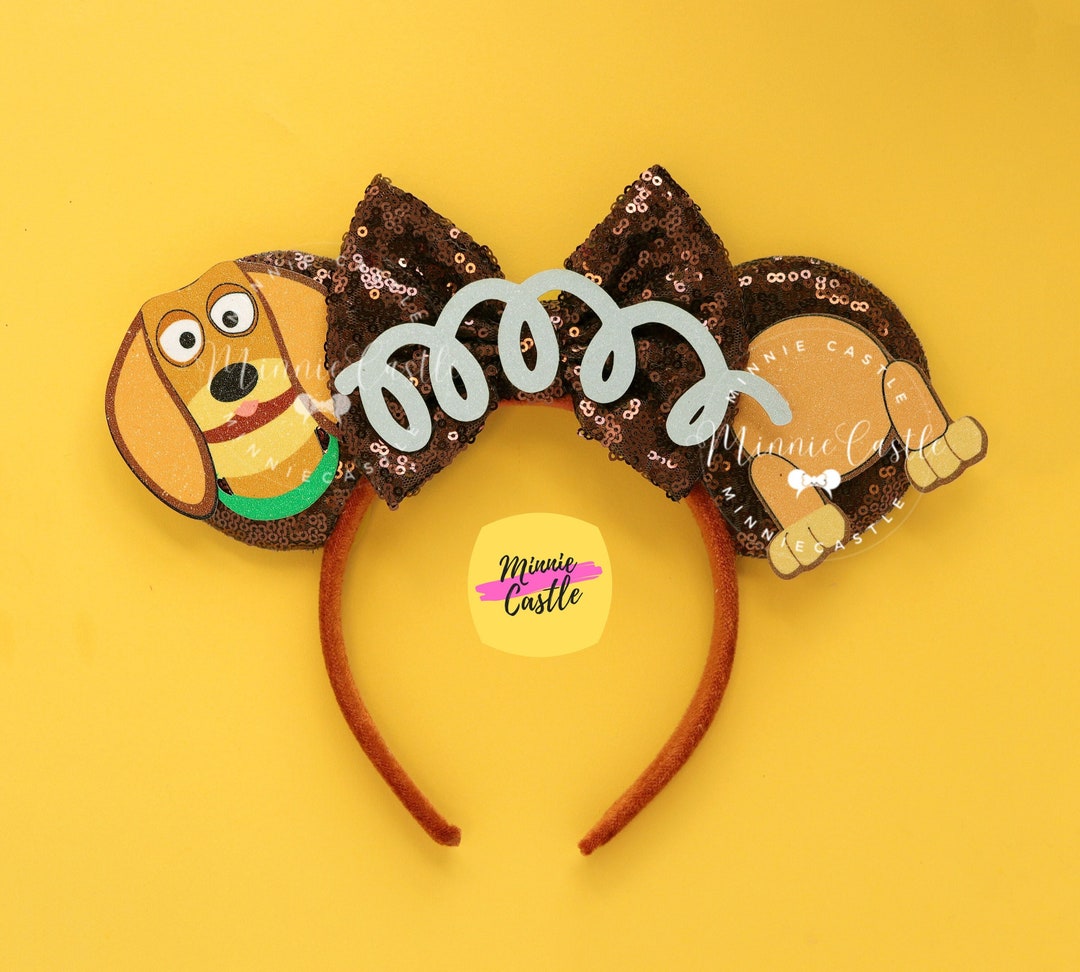 Slinky Puppy Mickey Ears, Dog Mouse Ears, Mickey Ears, Weiner Dog Toy ...