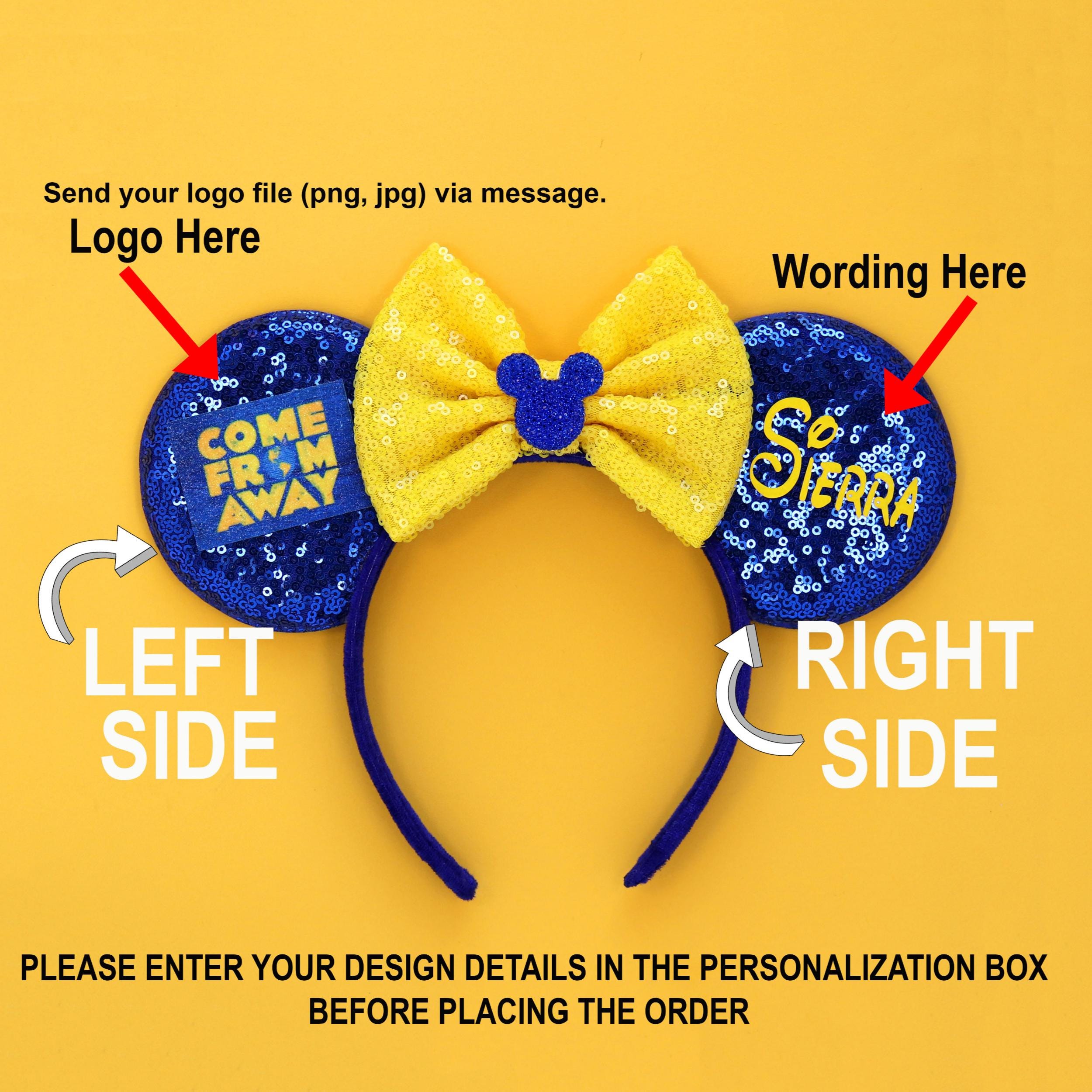 Custom Logo Design Ears, Mickey Ears, Personalized Mouse Ear, Company ...