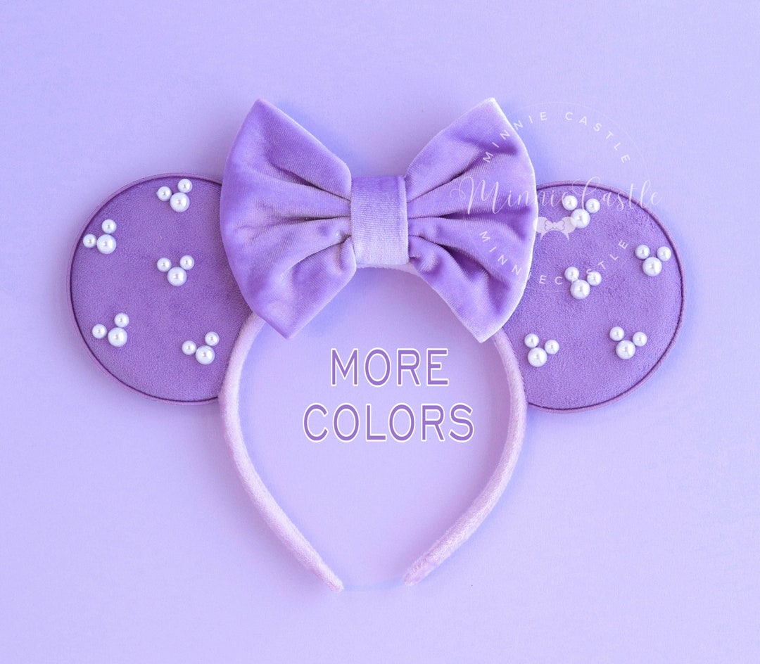 Lavender Ears, Mickey Pearls Ears, Mickey Ears, Minnie Ears, Light ...