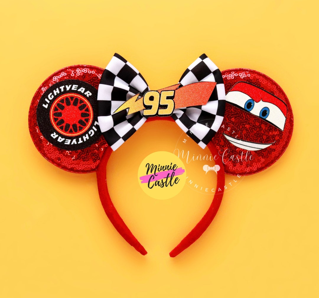 Cars Ears Mickey Ears Cars Mickey Ears Minnie Ears Race - Etsy