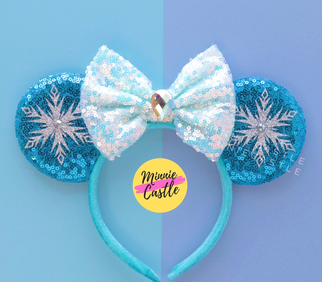 Elsa Mickey Ears, Mickey Ears, Princess Mouse Ears, Frozen Ears, Minnie ...