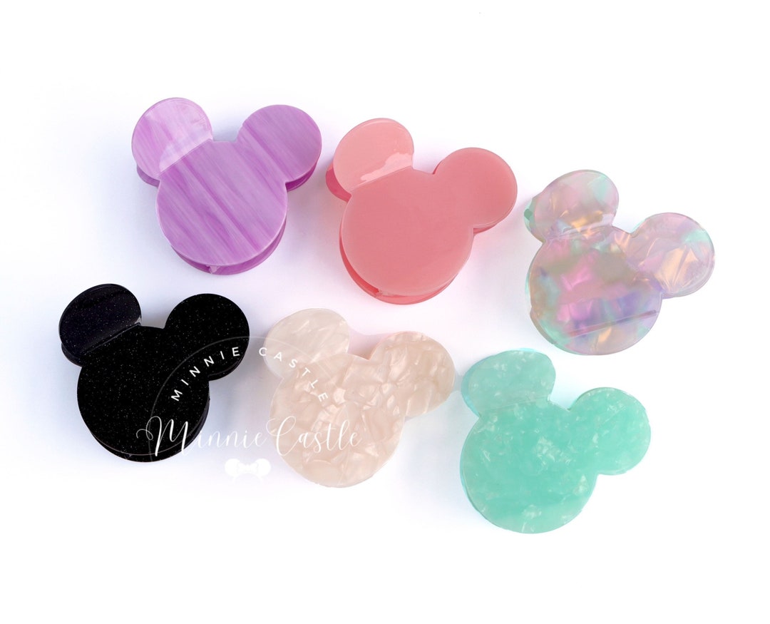 Mickey Claw Clip, LARGE Mouse Claw Clip, Minnie Claw Clip, Mouse Claw ...