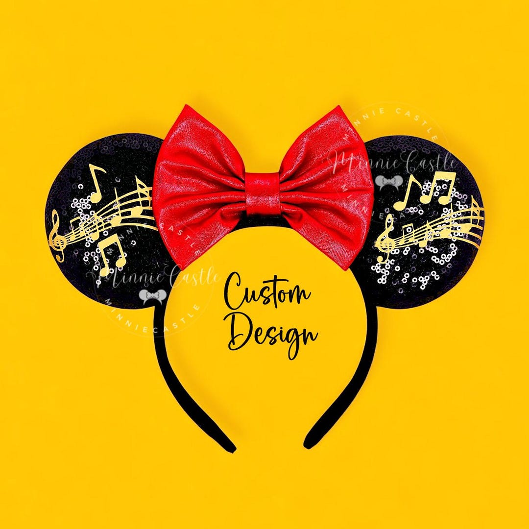 Musical Mouse Ears, Music Note Mickey Ears, Festival of the Arts ...