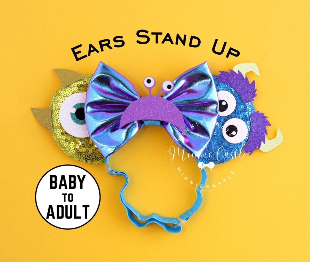 Monster Ears, Monsters Mickey Ears, Women Adult Minnie Ears, Mickey ...