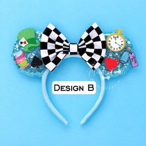 Alice Mickey Ears, Tea Cup Ride Ears, Mickey Ears, Minnie Ears, Mad Tea ...