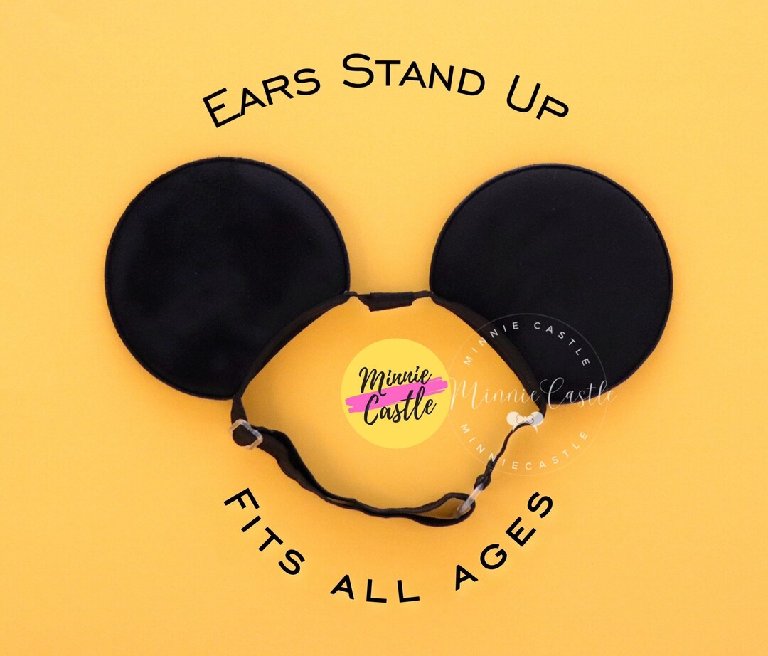 Minnie Ears, Mickey Ears, Men Mickey Ears Elastic Headband, Mouse Ears ...