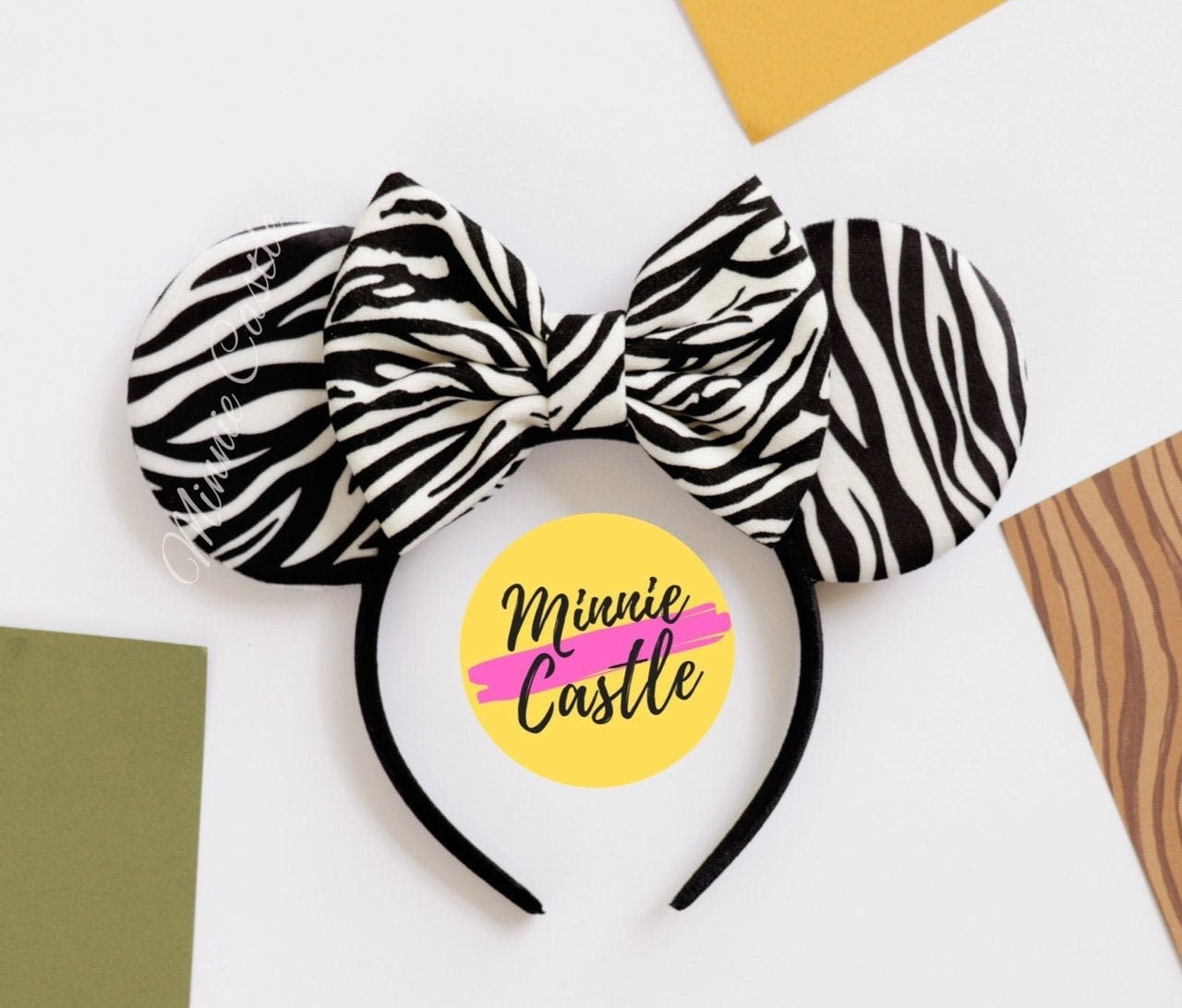Zebra Minnie Mouse Clipart