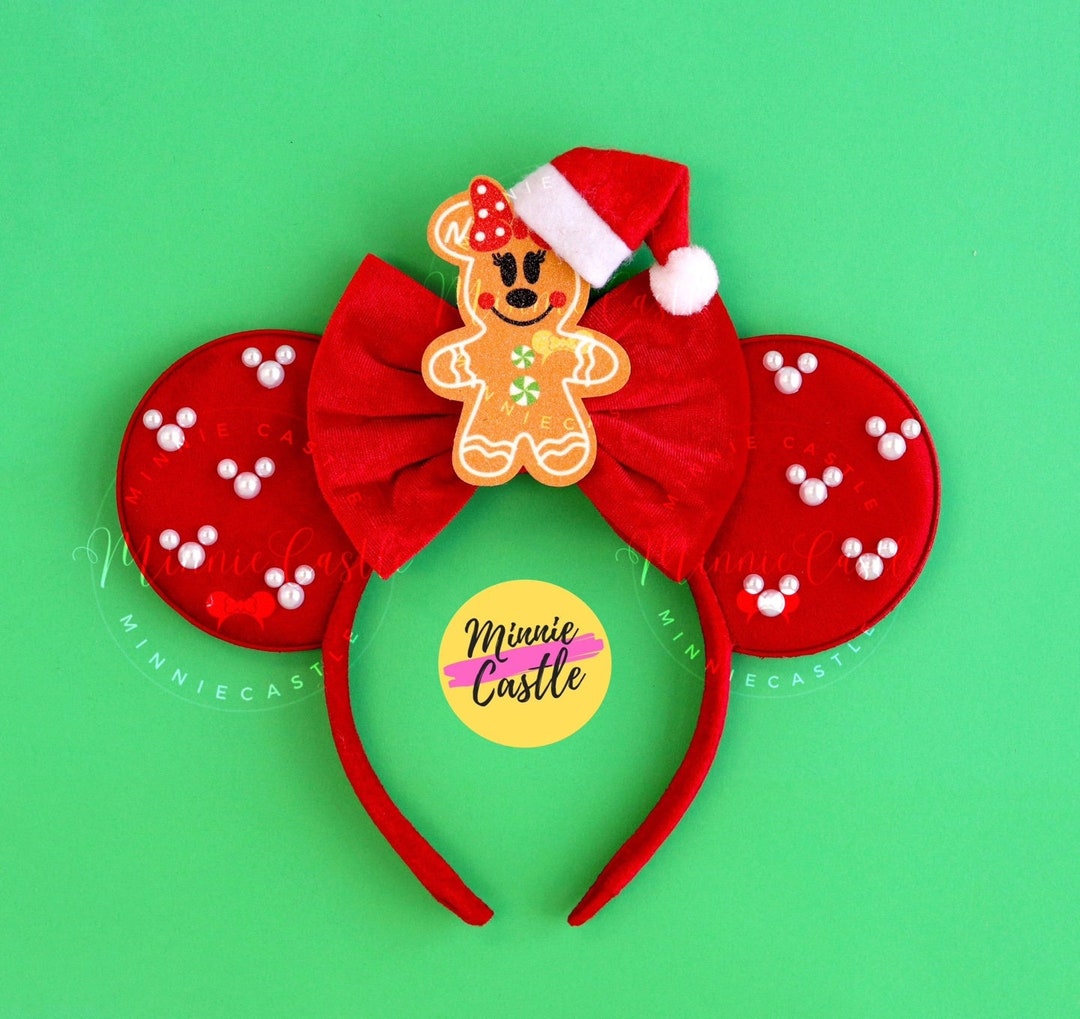 Christmas Ears, Mickey Pearl Mouse Ears, Gingerbread Ears, Christmas ...