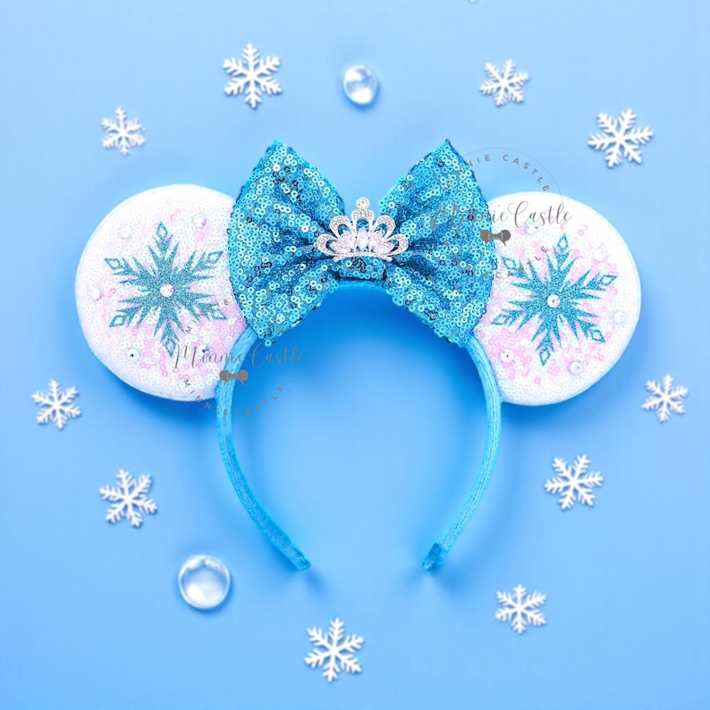 Elsa Mickey Ears, Mickey Ears, Princess Mouse Ears, Frozen Ears, Minnie ...