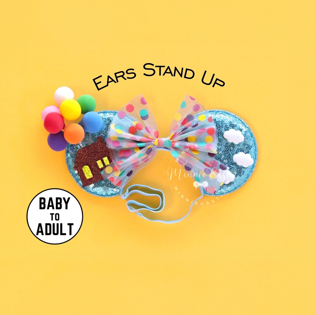 Up Ears, up Mickey Ears, Mickey Ears, Minnie Ears, Mouse Ears Elastic ...