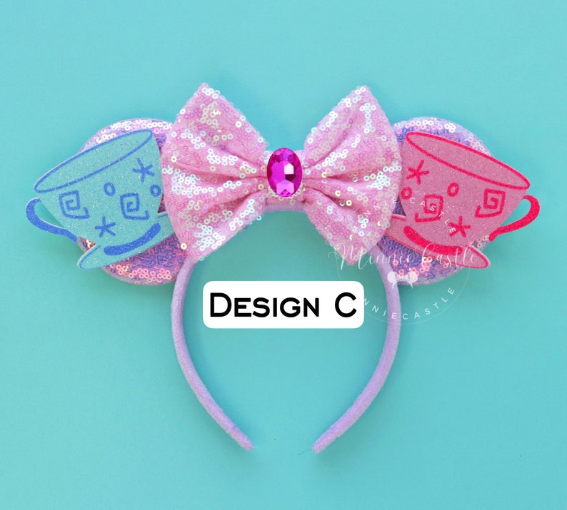 Alice Mickey Ears Tea Cup Ride Ears Mickey Ears Minnie - Etsy