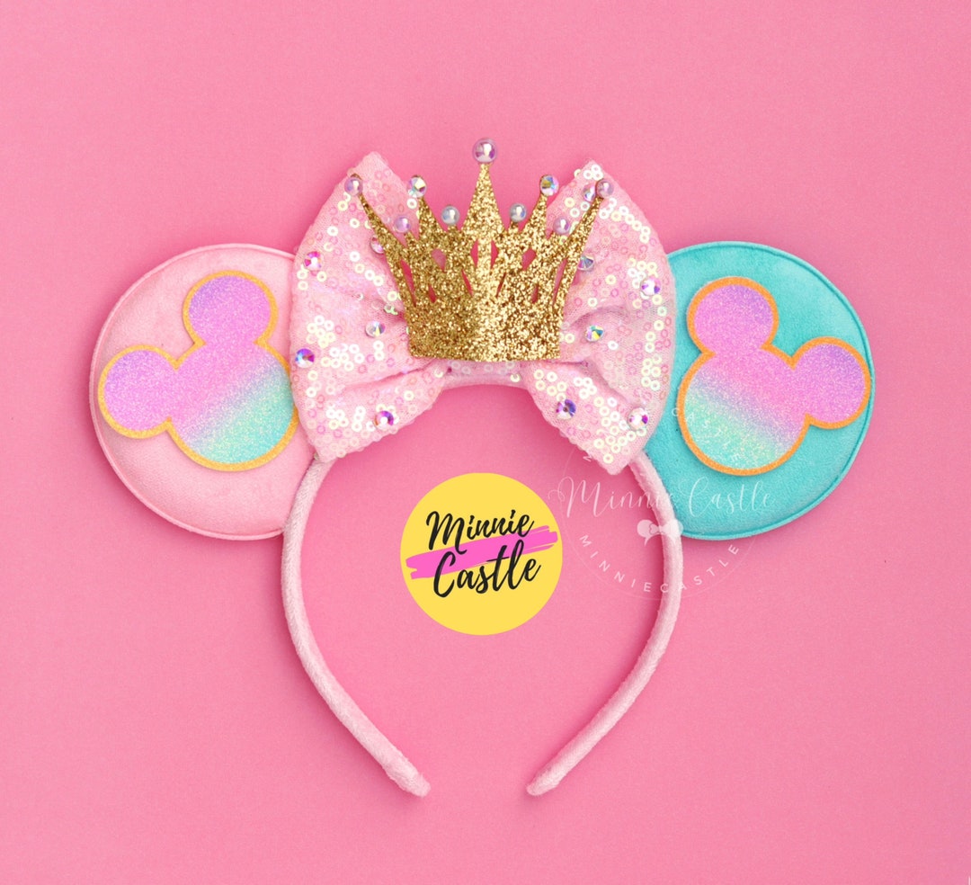 Princess Crown Mickey Ears, Mickey Ears, Minnie Ears, Mouse Ears ...