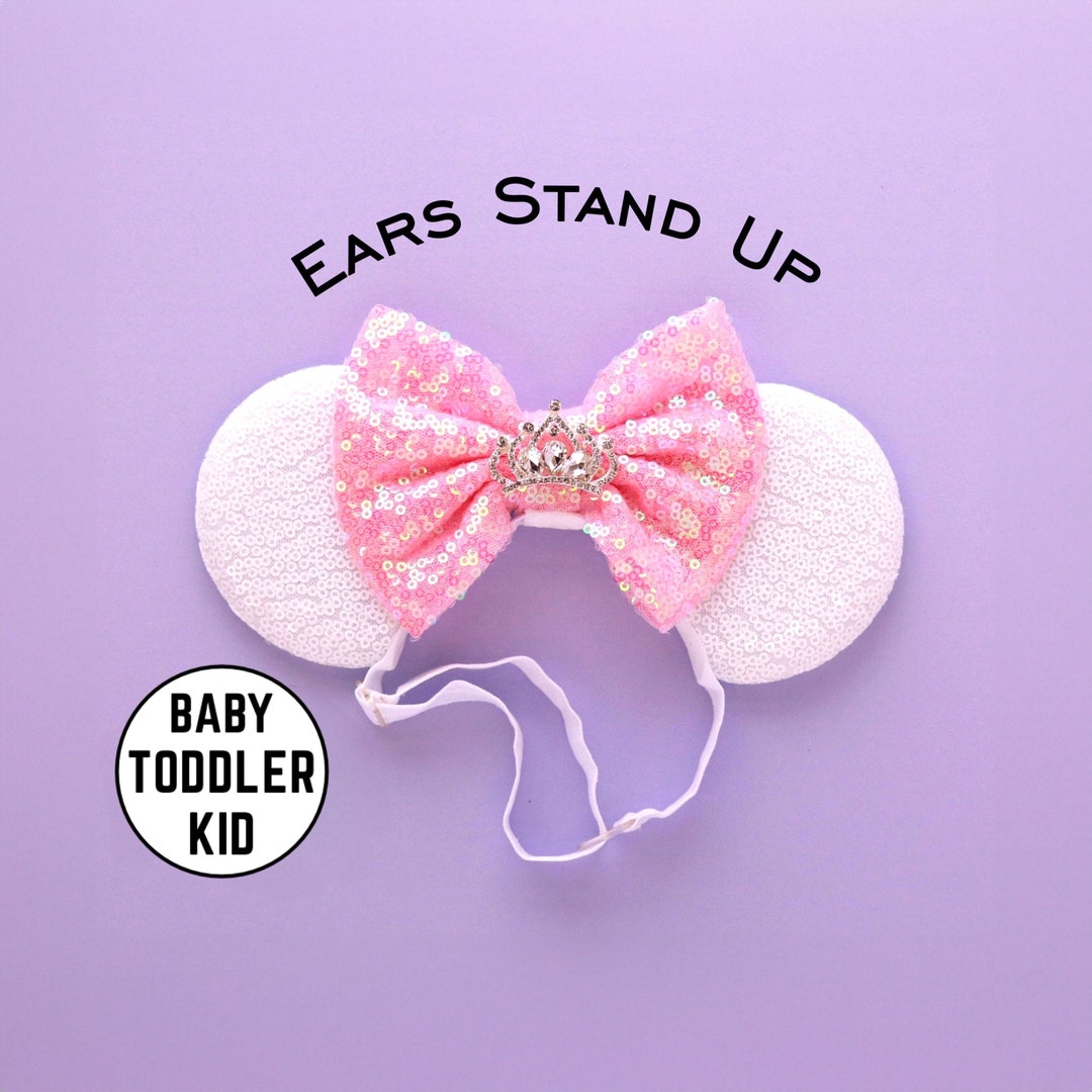 Mickey Crown Charm Ears, Baby Minnie Ears, Princess Mouse Ears ...