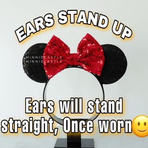 Padme Mickey Ears, Padme Mouse Ears, Women Adult Minnie Ears, Mickey ...