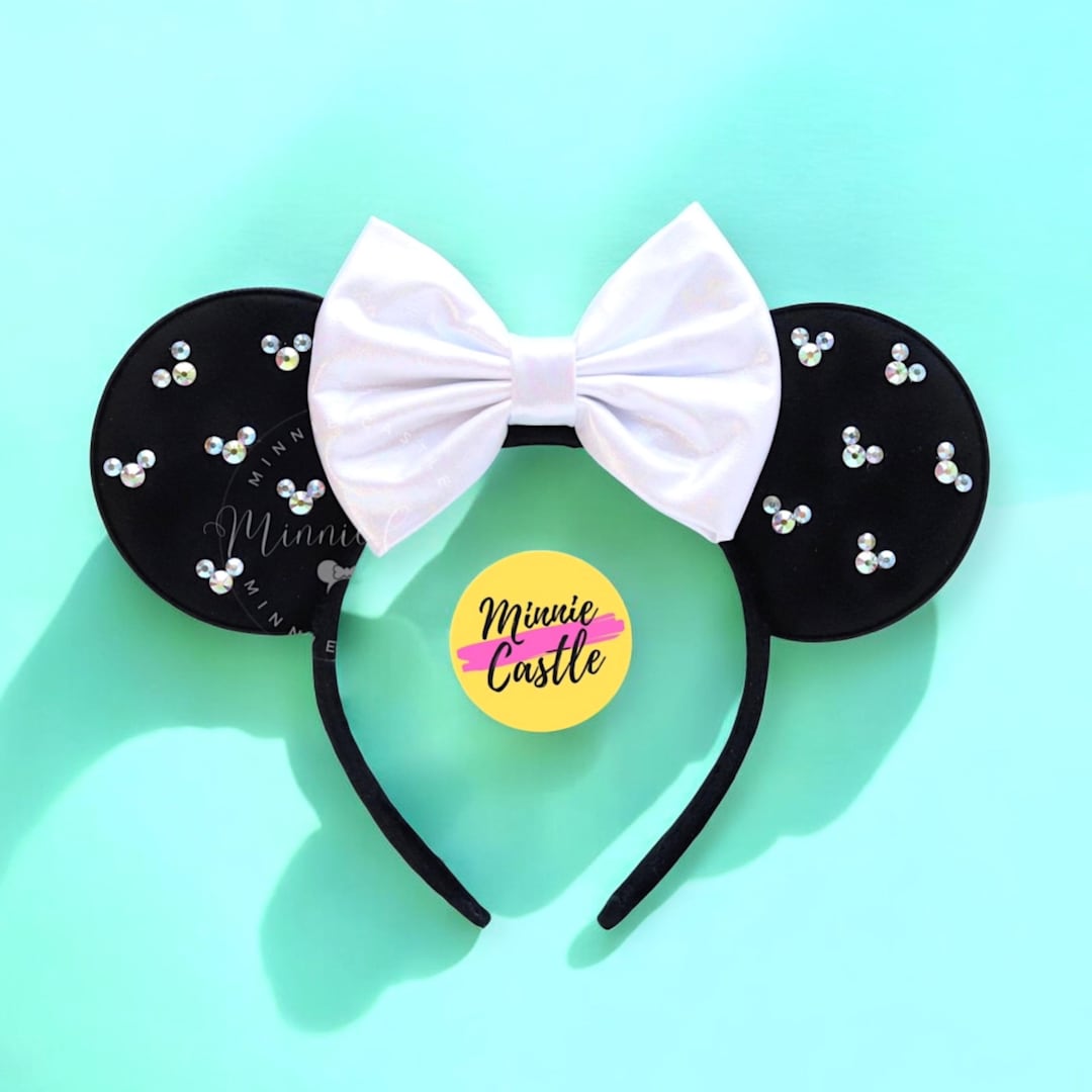Crystal Gem Mouse Ears, Mickey Ears, Minnie Pearls Ears, Iridescent ...