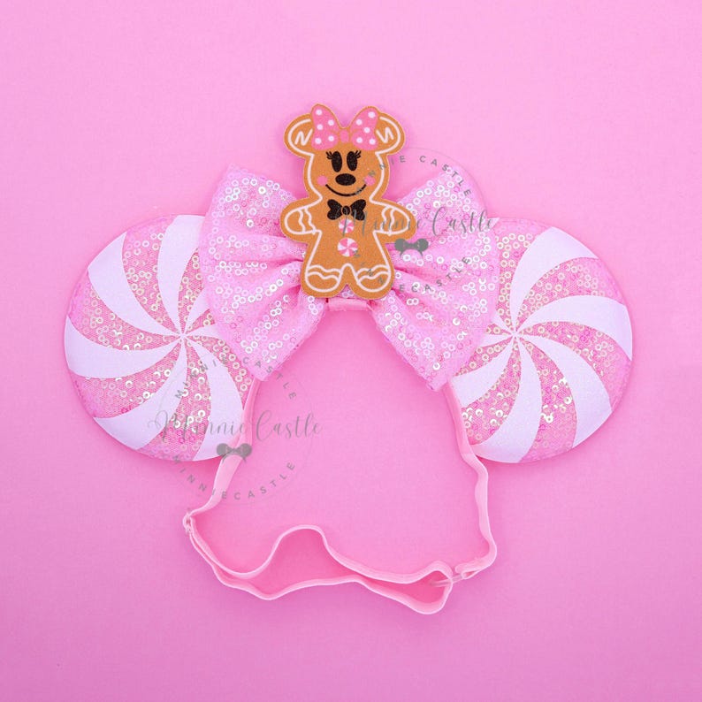Gingerbread Mickey Ears, Peppermint Candy Minnie Ears for Babies, Kid ...