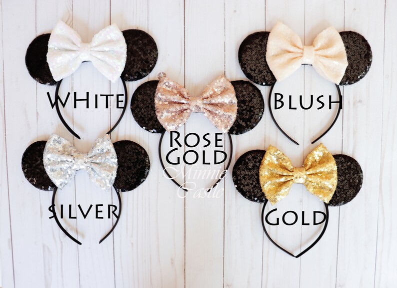 Royal Blue Mickey Mouse Ears Royal Blue Minnie Ears Minnie | Etsy