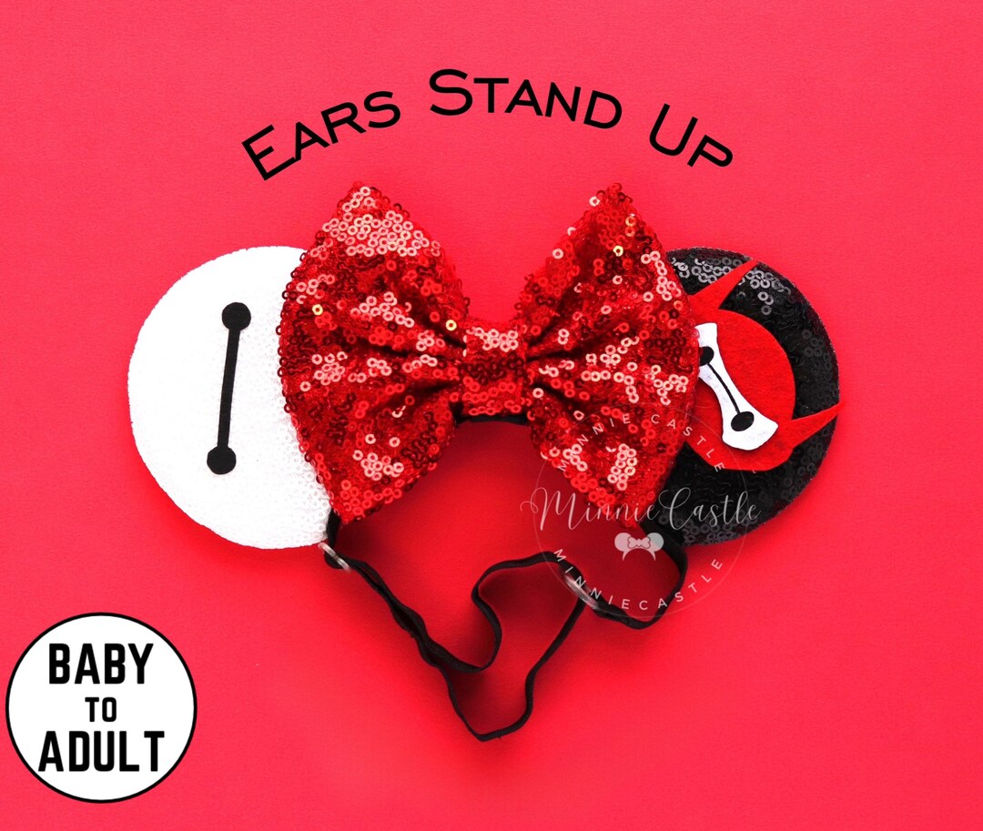 Minnie Ears Big Hero Mickey Ears Mickey Ears Toddler Mickey - Etsy