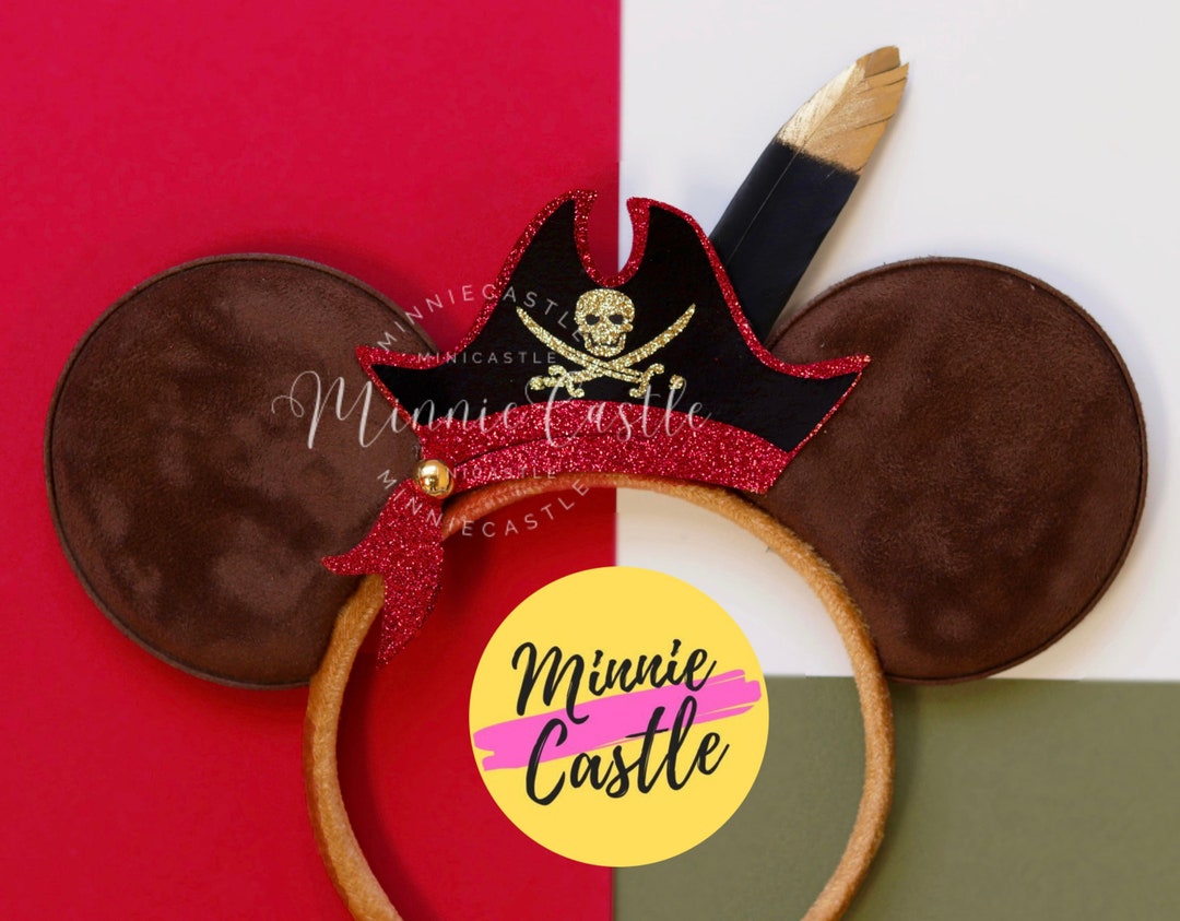 Pirates Ears, Pirates Mickey Ears, Boy Mickey Ears, Caribbean Mouse ...