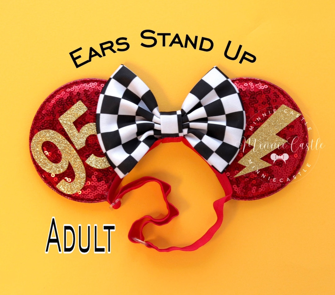 Cars Mickey Ears, Mickey Ears, Adult Mouse Ears, Mcqueen Mouse Ears ...