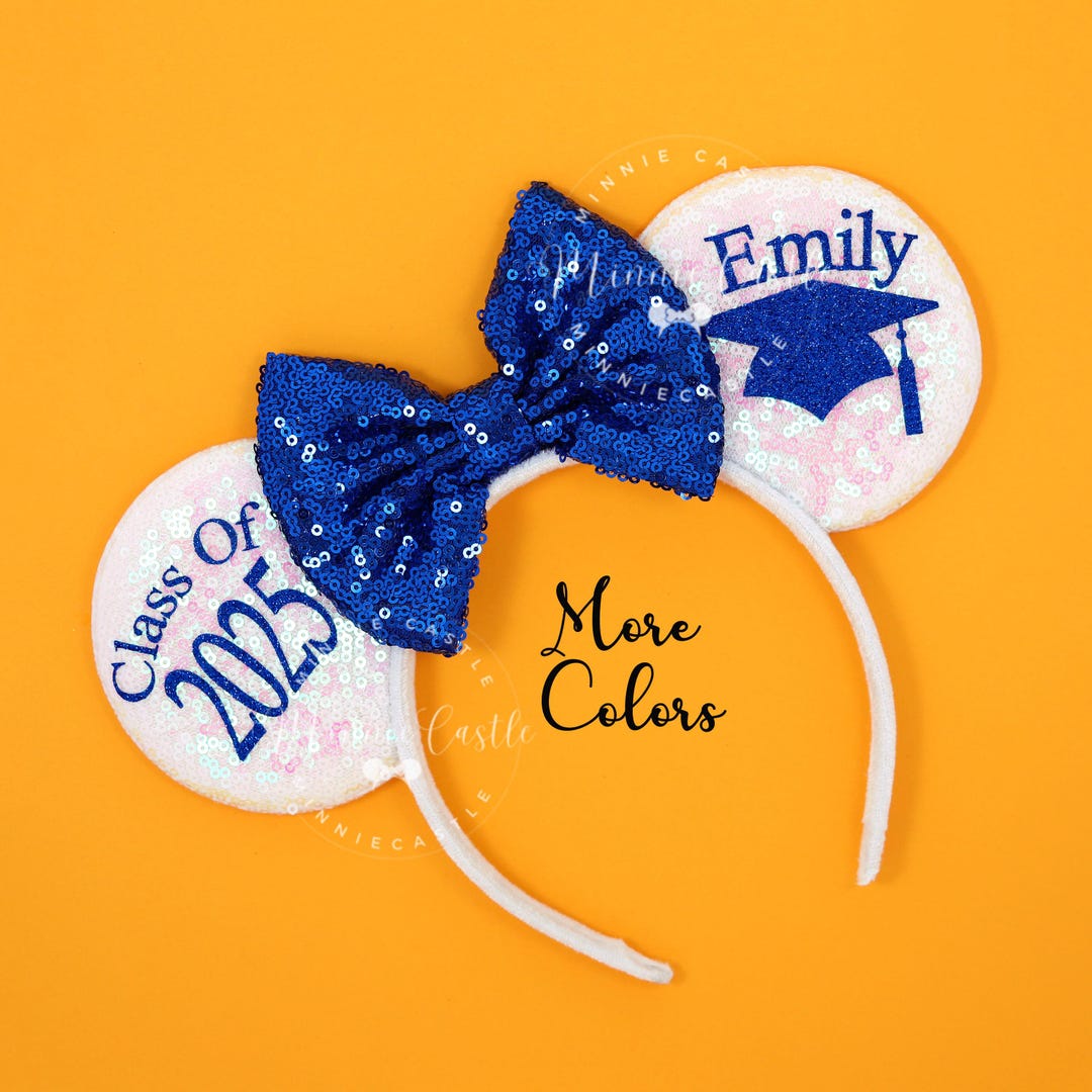 Graduation Mickey Ears, Senior Minnie Ears, 2026 Graduation Hat Mouse ...