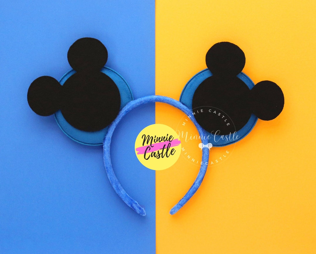 Mickey Head Mickey Ears, Mickey Ears, Boy Mouse Ears, Minnie Ears, Blue ...