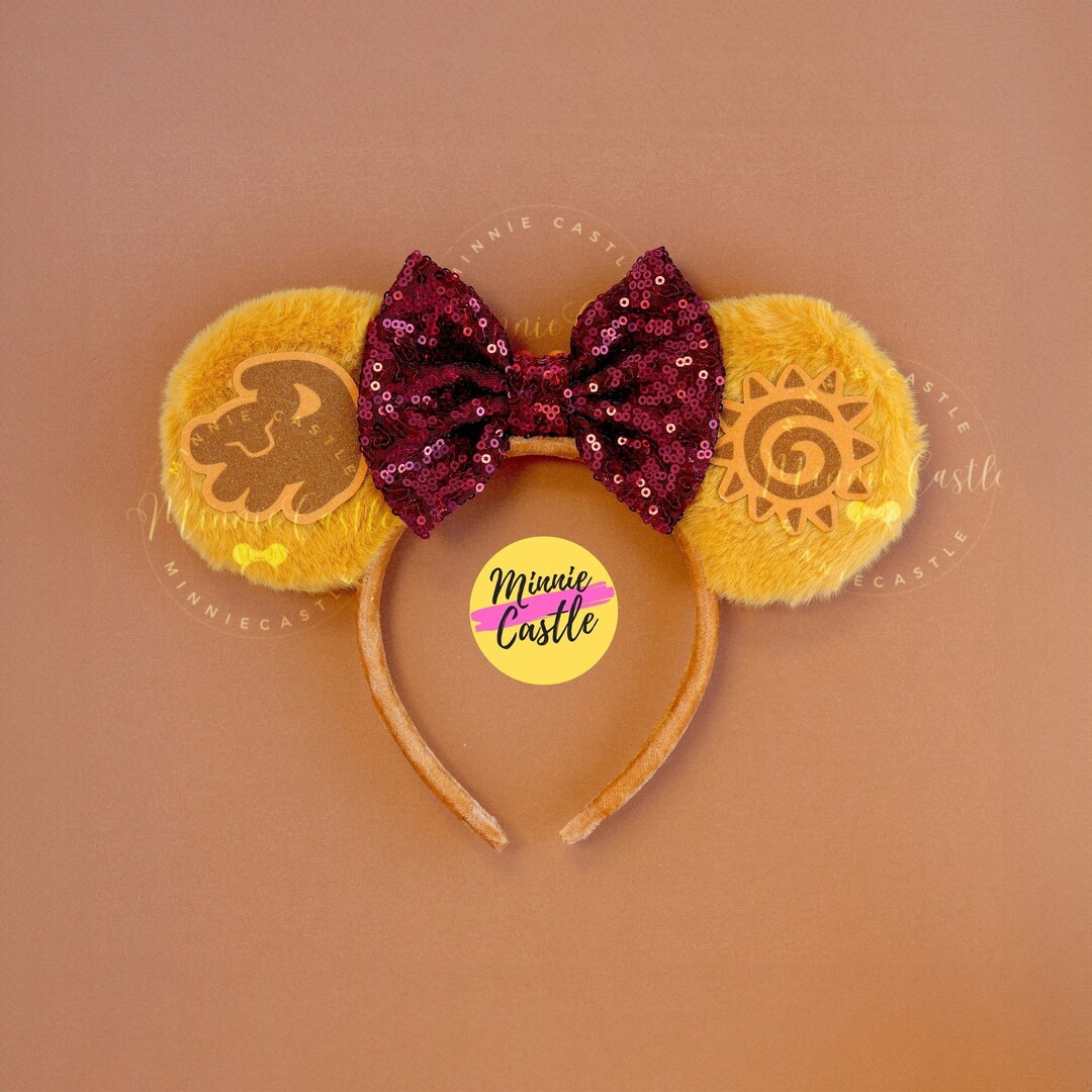 Lion Mickey Ears, Animal King Mouse Ears, Mickey Ears, Lion Fur Mickey ...