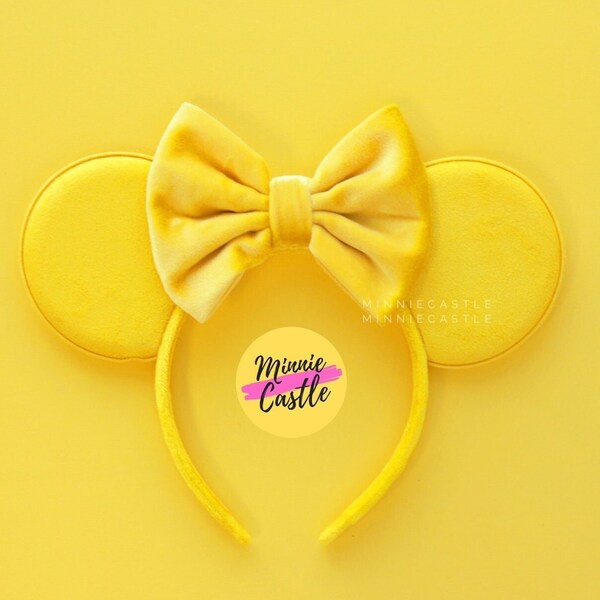 Yellow Minnie Mouse - Etsy