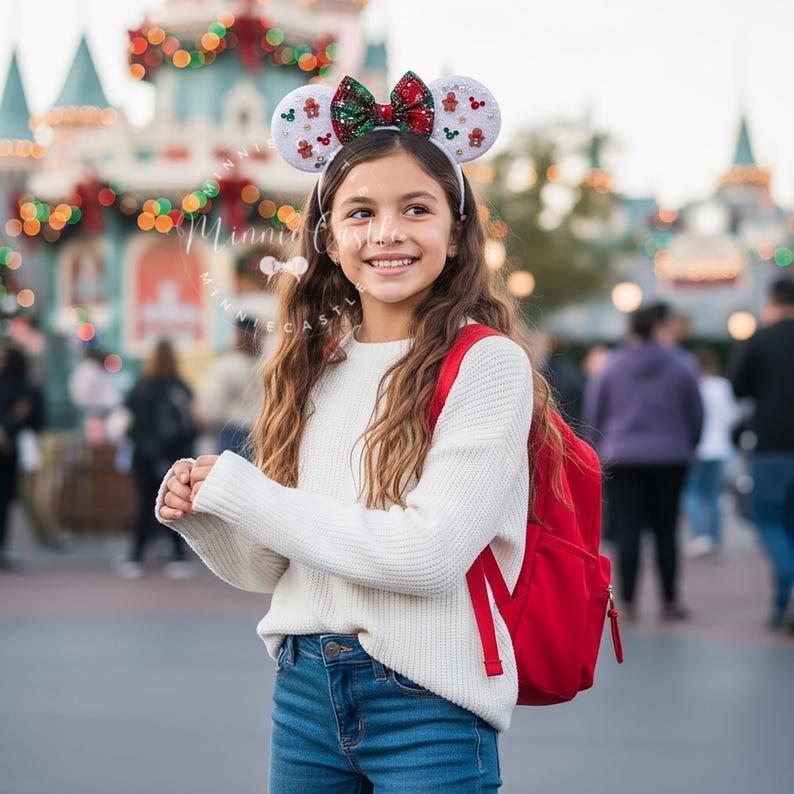 Peppermint Ears, Mickey Ears, Christmas Minnie Ear, Candy Mouse Ear ...