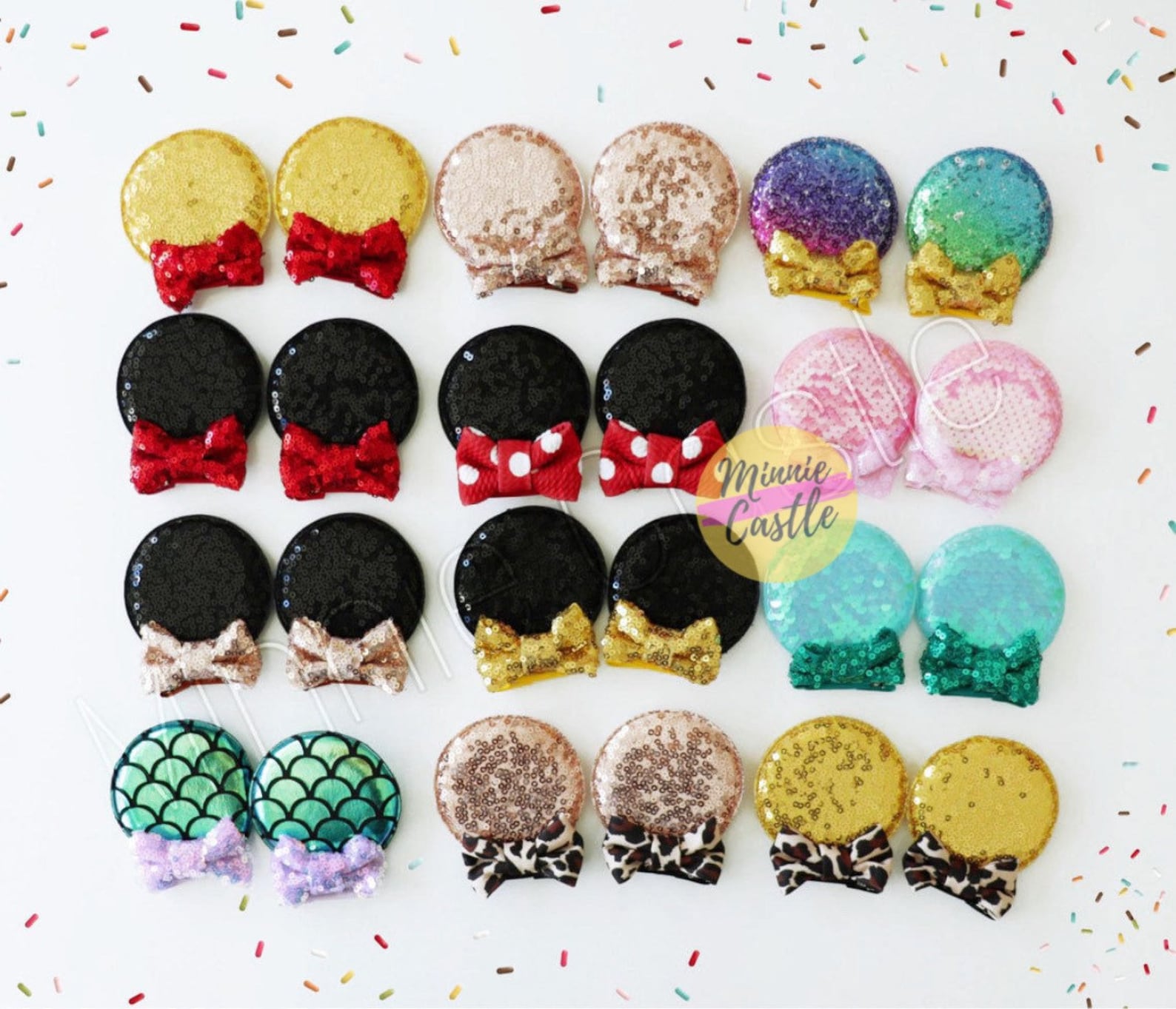 Mickey Ears Hair Clips Minnie Ears Mouse Ears Mouse Ears - Etsy