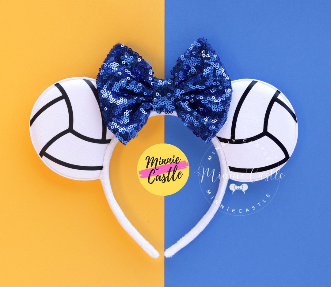 Volleyball Mickey Ears, Sports Mouse Ears, Mickey Ears, Volleyball Ears ...