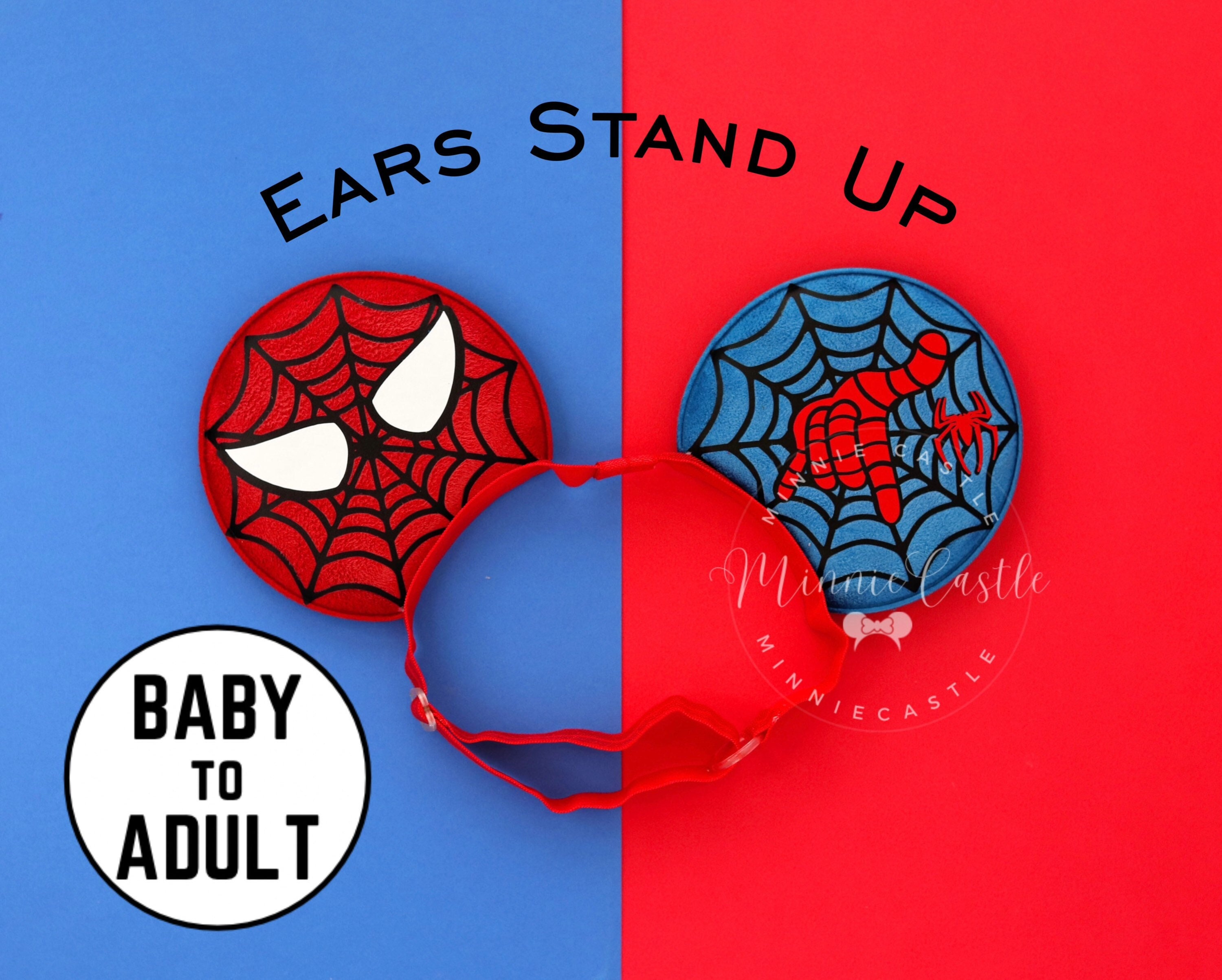 Spider Mickey Ears, Mickey Ears, Minnie Ears, Super Hero Mouse Ears ...