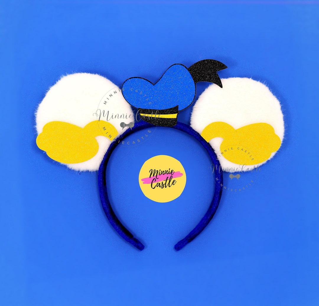 Donald Mickey Ears, Duck Mouse Ears, Boy or Men Mickey Ears, Donald ...
