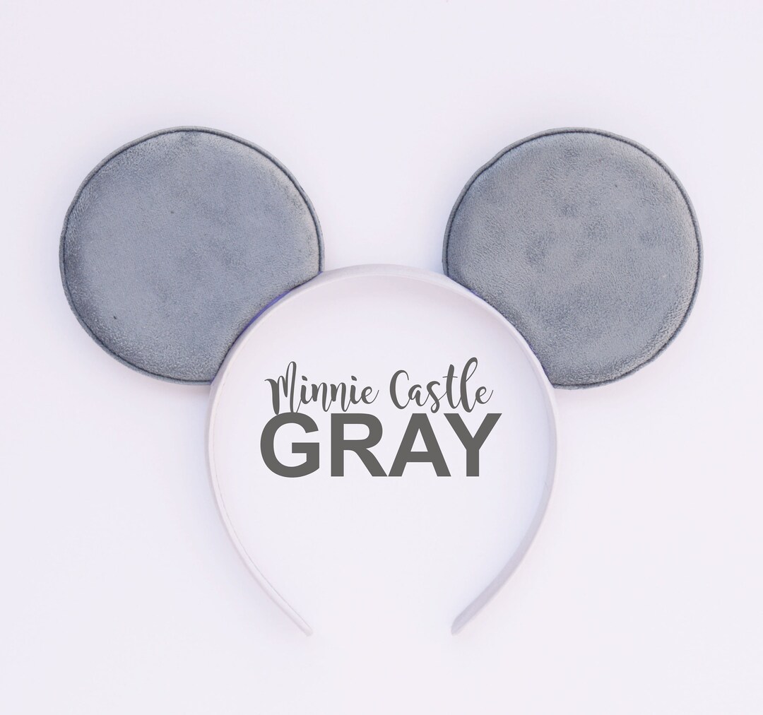 Mickey Ears, Boy Mickey Ears, Gray Mouse Ears, Minnie Ears, Mouse Ears ...
