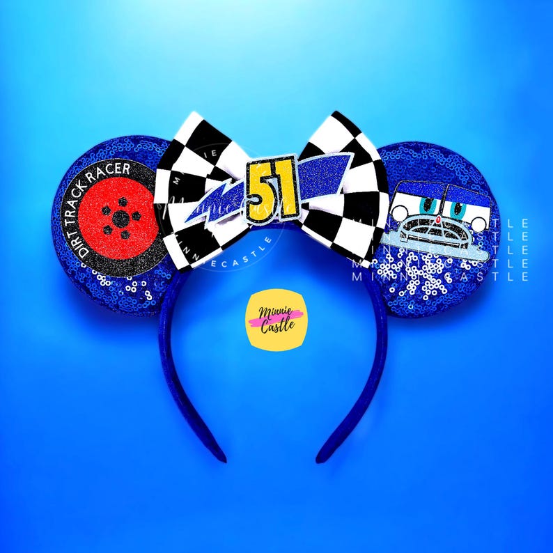 Hudson Racing Cars Ears, Mickey Ears, Minnie Ears, Cars Mouse Ears ...