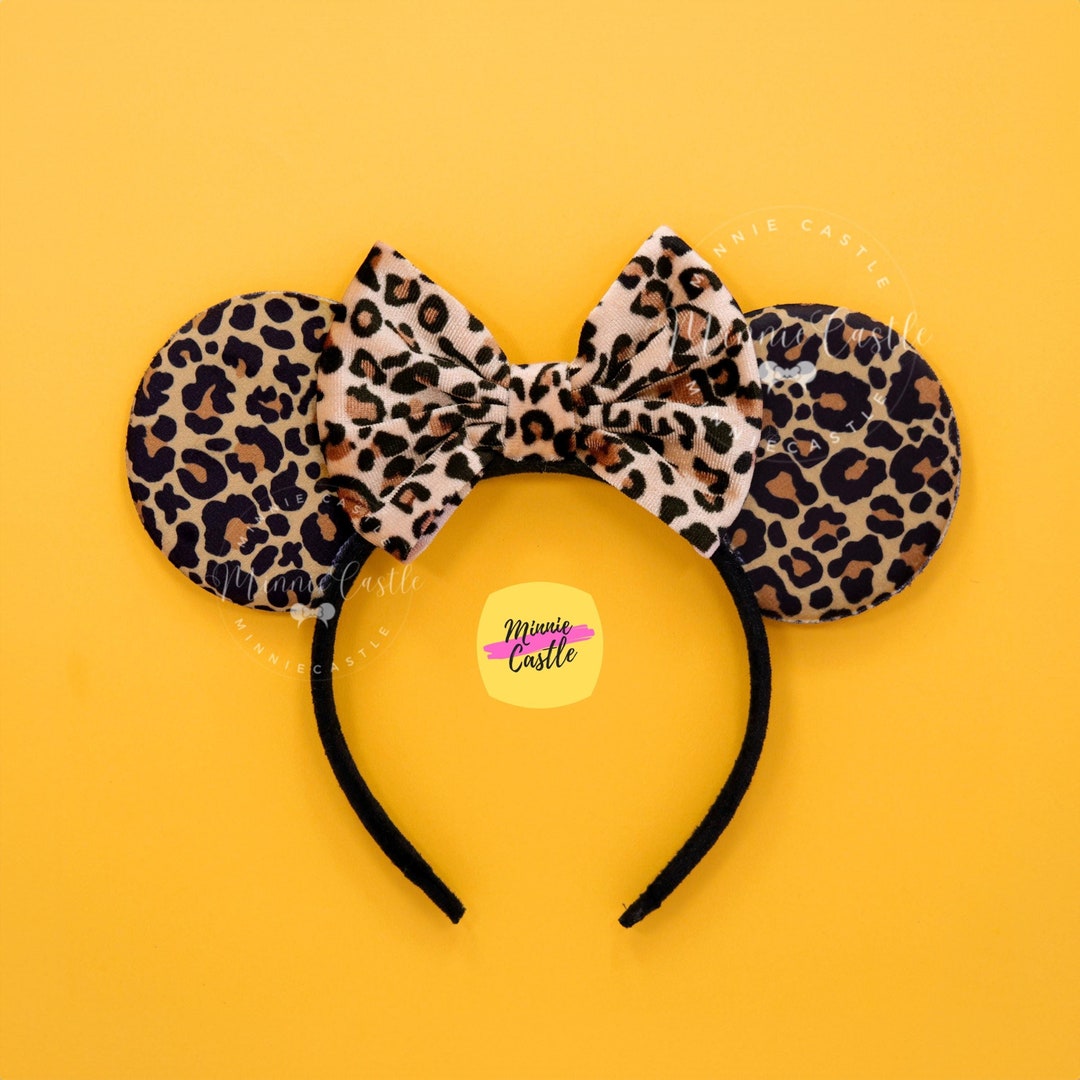 Leopard Mouse Ears, Cheetah Mickey Ears, Animal Kingdom Minnie Ears ...