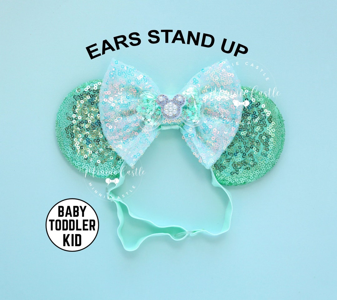 Minnie Ears, Baby Toddlers Mickey Ears, Mouse Ears Elastic Headband ...