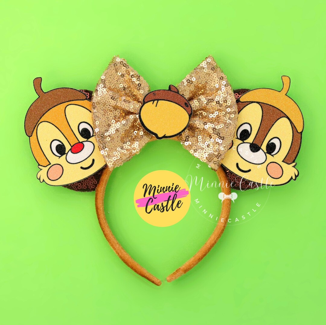 Chipmunk Mickey Ears, Mickey Ears, Minnie Ears, Acorns Mickey Ears ...