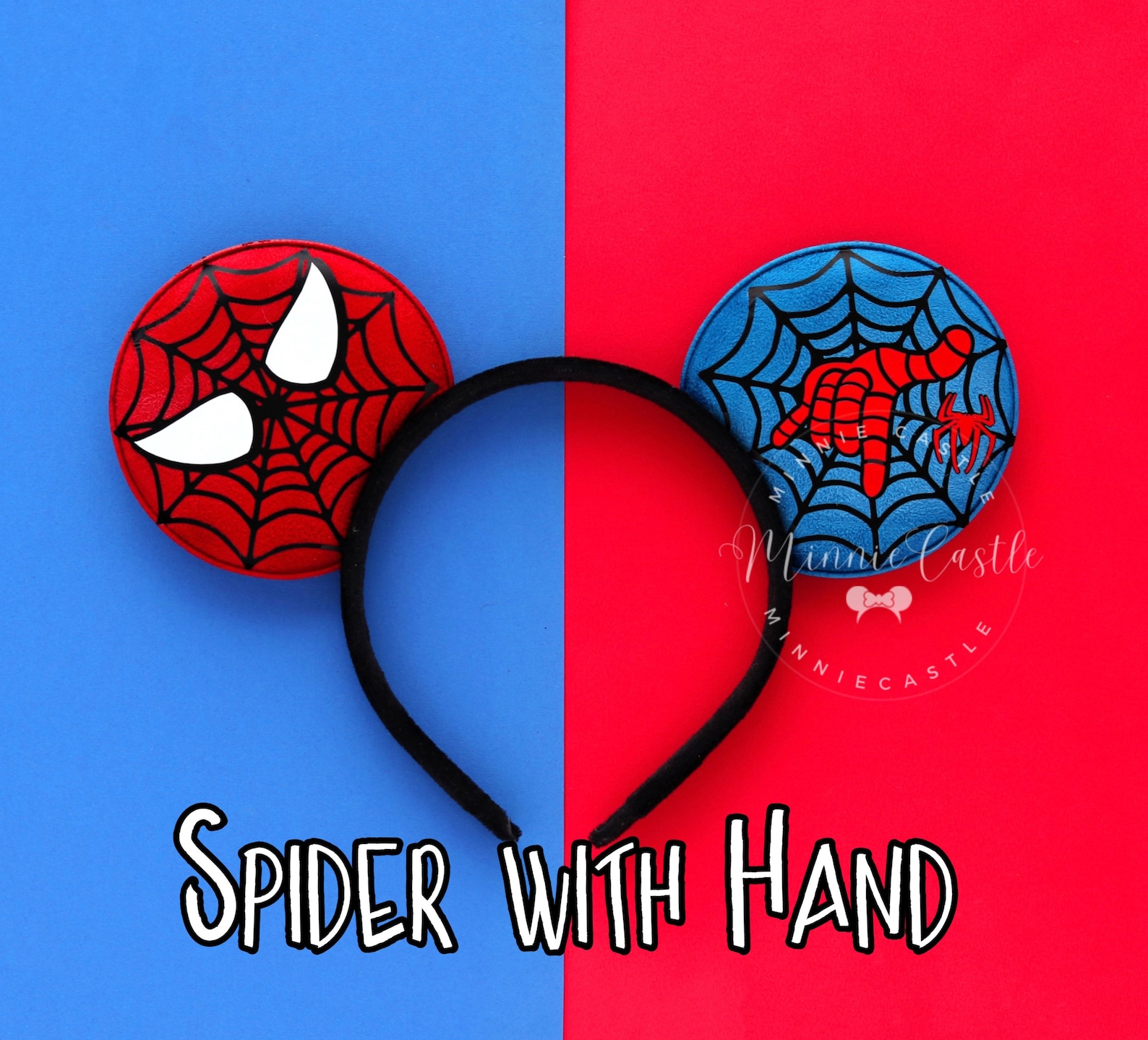 Mickey Ears, Spider Super Hero Mouse Ears, Personalized Mickey Ears for ...