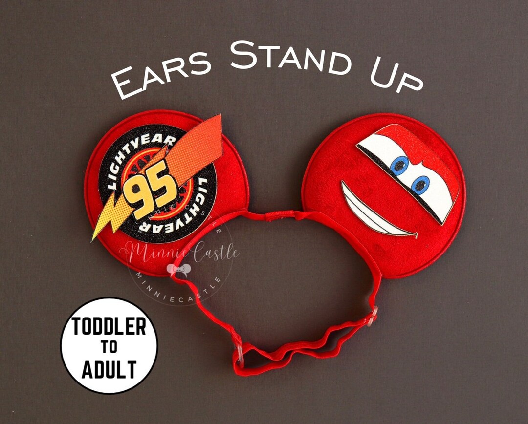 Cars Ears, Cars Mickey Ears, Mcqueen Mouse Ears, Boy Mickey Ears ...