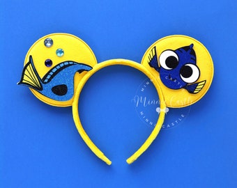 Squirt Turtle Finding Nemo Dory Disney Inspired Wire Ears - Etsy