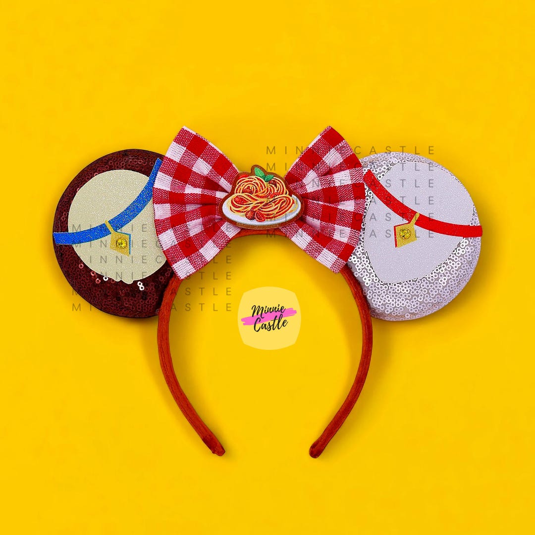 Mickey Lady & Tramp Ear, Mickey Ears, Minnie Ears, Mouse Ears Headband ...